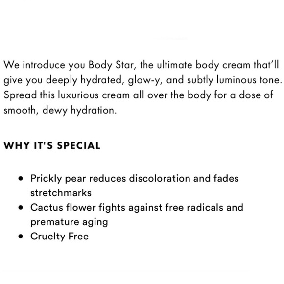 TRULY | Bath & Body | Last Truly Body Star Perfecting Cream Lotion New ...